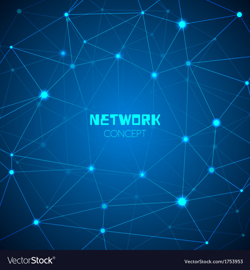 Abstract technology network concept Royalty Free Vector