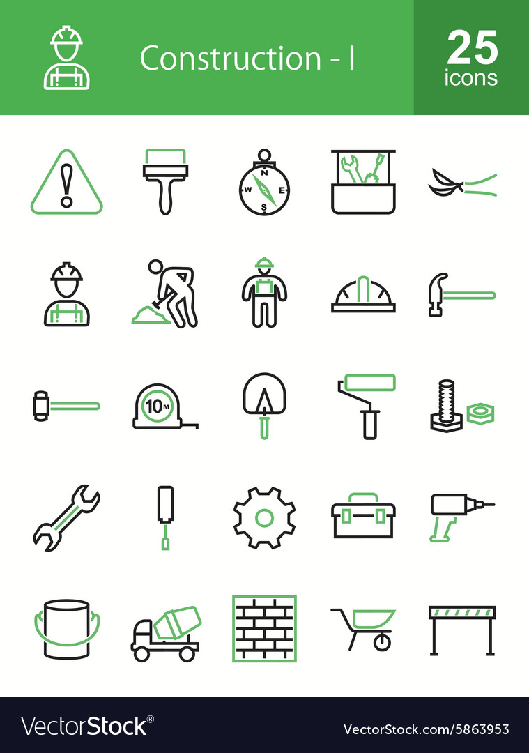 Construction Royalty Free Vector Image - VectorStock