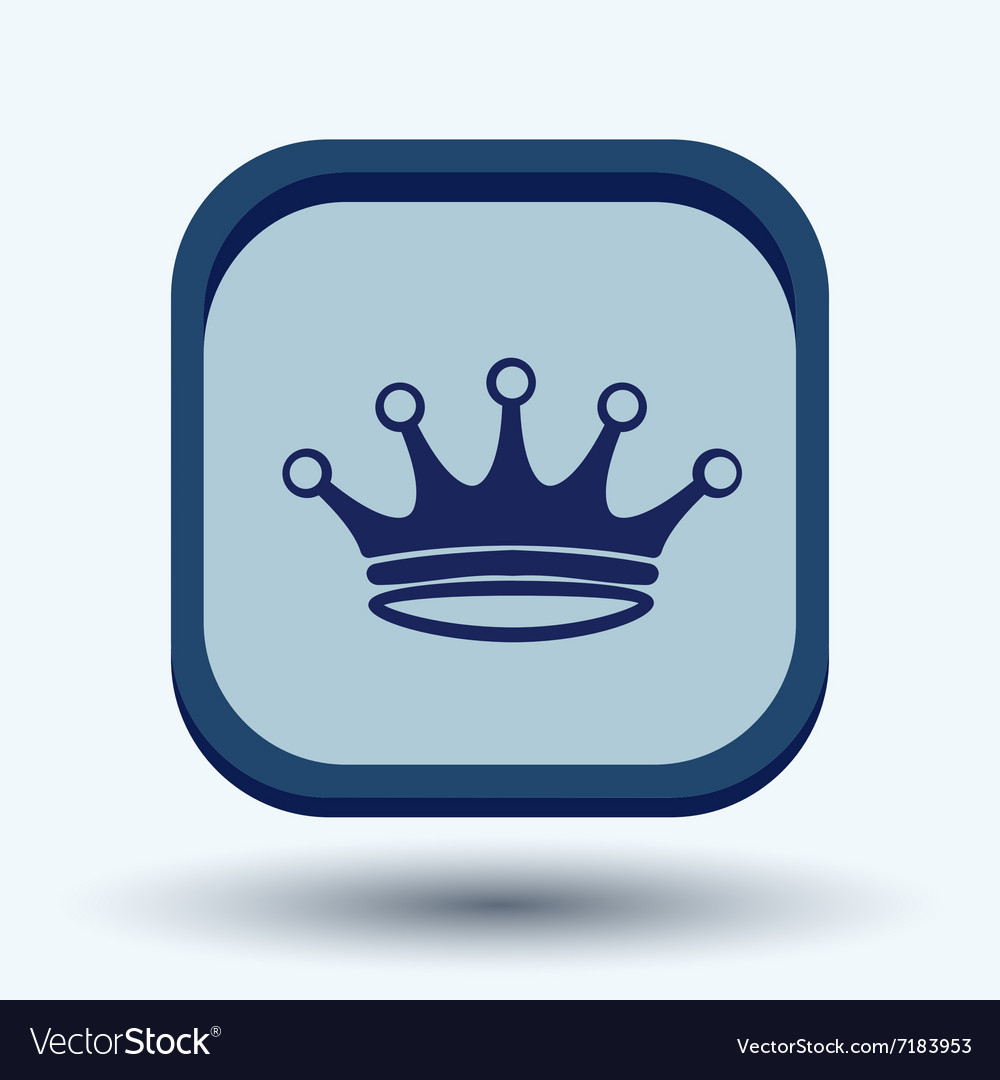 Crown icon Royalty Free Vector Image - VectorStock