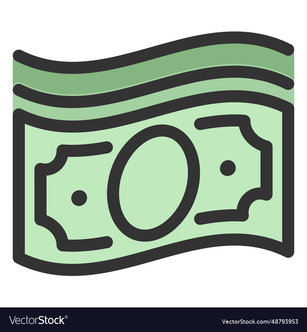 Dollar bills Royalty Free Vector Image - VectorStock