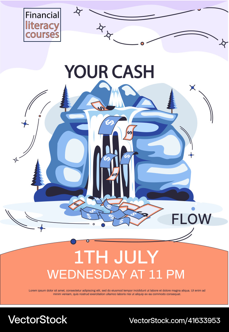 Financial growth development business investment Vector Image