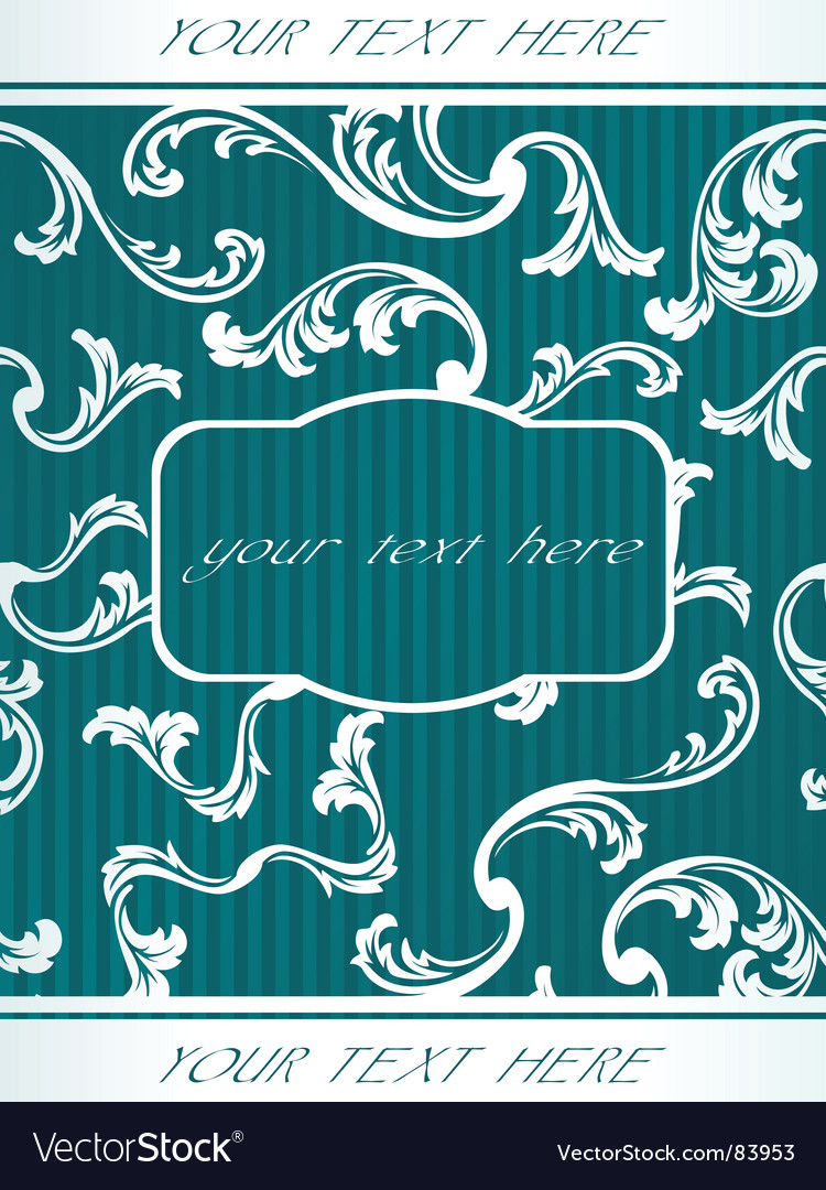 French retro frame Royalty Free Vector Image - VectorStock