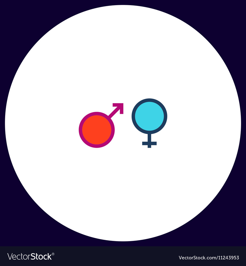 Gender computer symbol Royalty Free Vector Image
