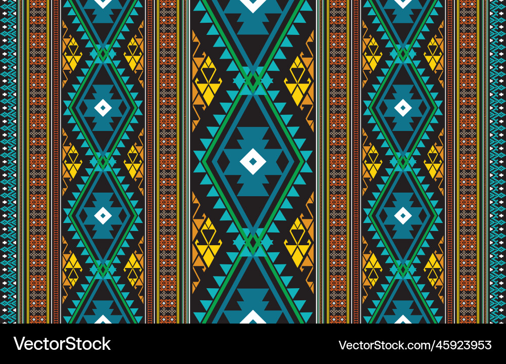 Gypsy pattern tribal ethnic motifs geometric Vector Image