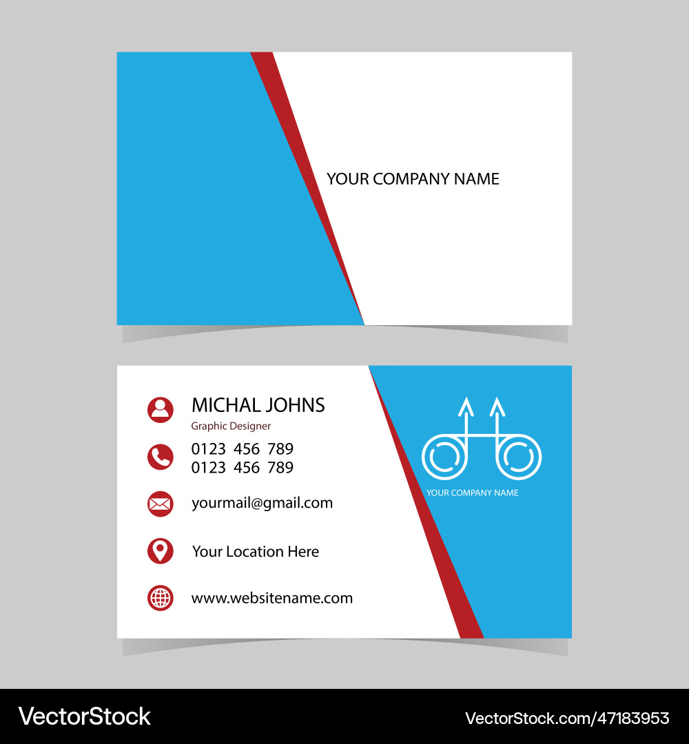 Modern and simple professional corporate business Vector Image
