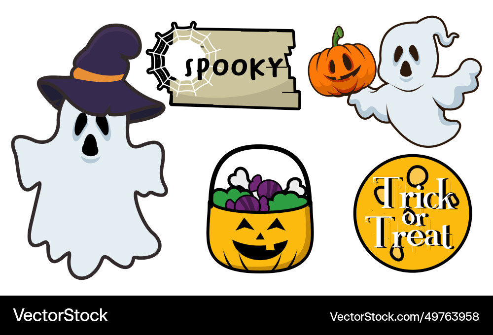 Cartoon halloween design Royalty Free Vector Image