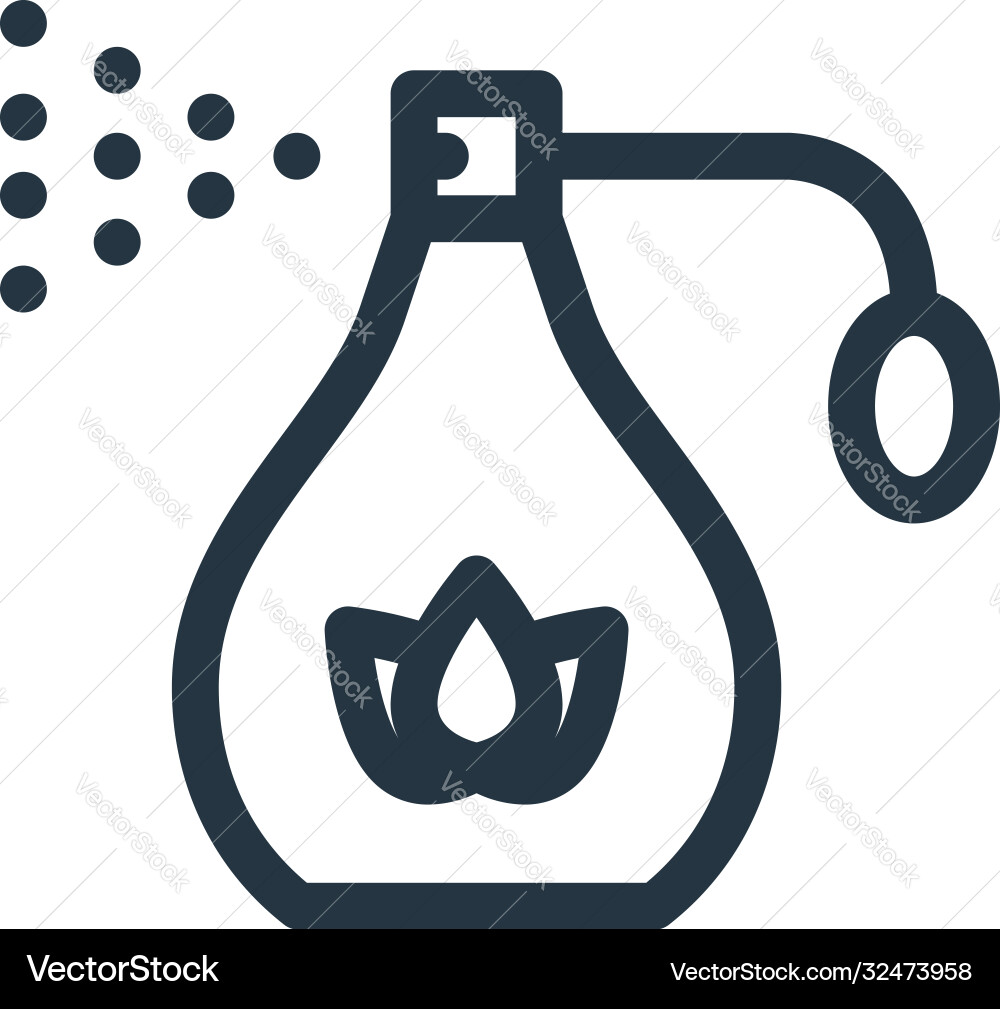 Fragrance icon isolated on white background Vector Image