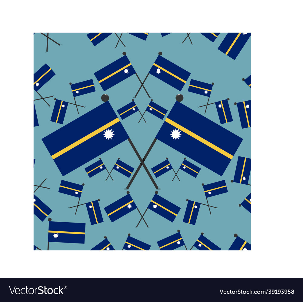 Pattern nauru flags Royalty Free Vector Image - VectorStock