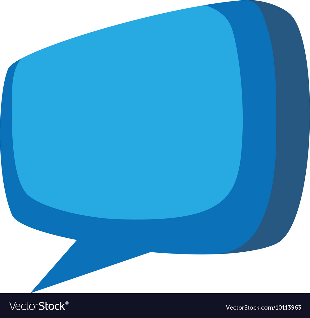 Bubble chat message communication icon Royalty Free Vector