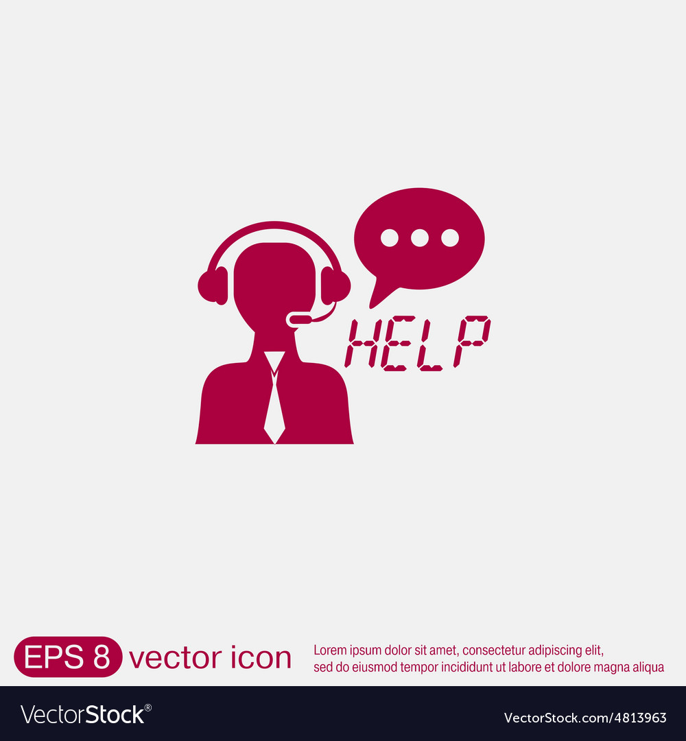 Customer support Royalty Free Vector Image - VectorStock