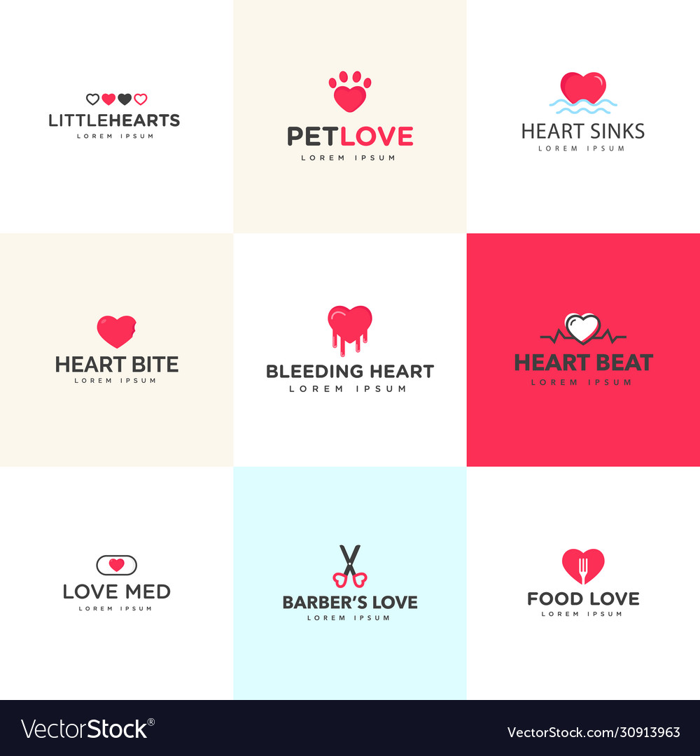 Expressing love flat pack Royalty Free Vector Image