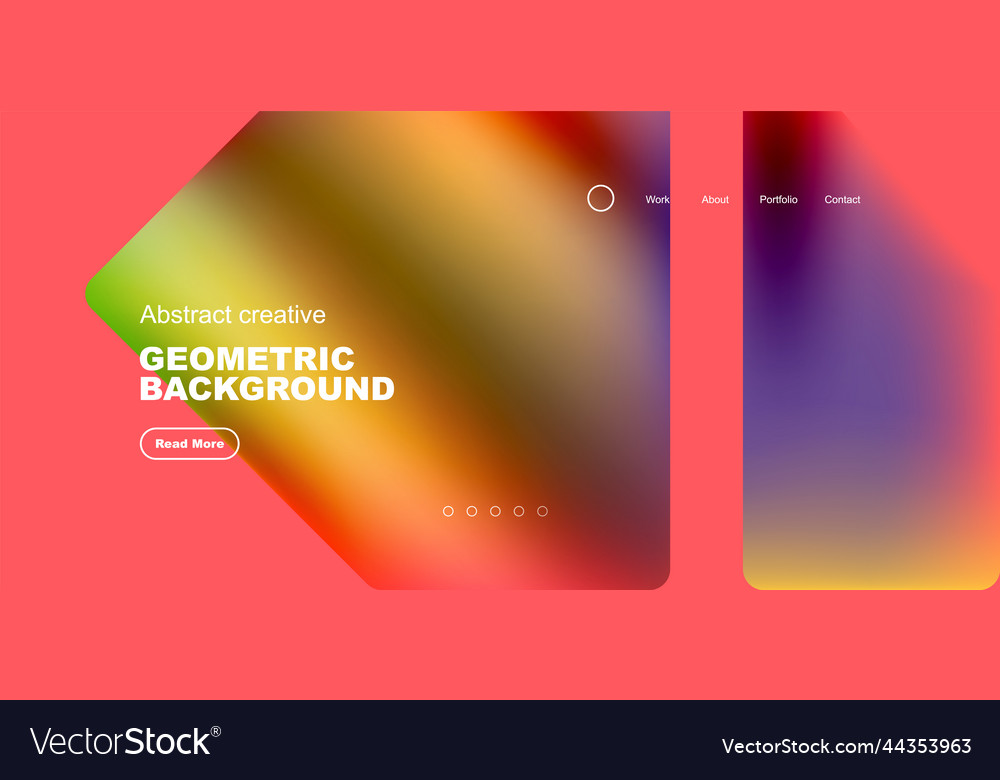 Fluid triangles minimal abstract background Vector Image