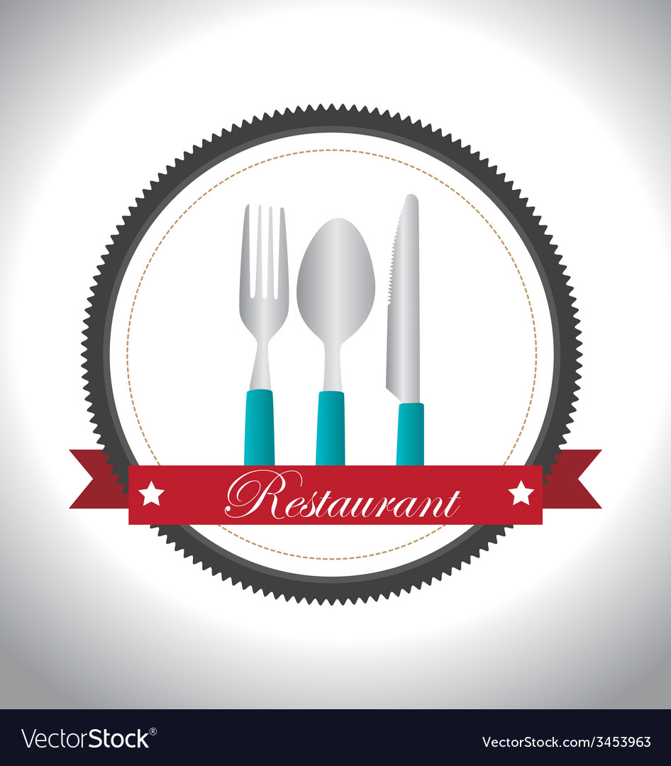 Restaurant design Royalty Free Vector Image - VectorStock