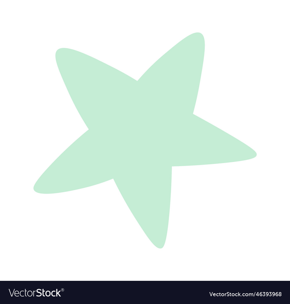 Abstract star shape design element Royalty Free Vector Image