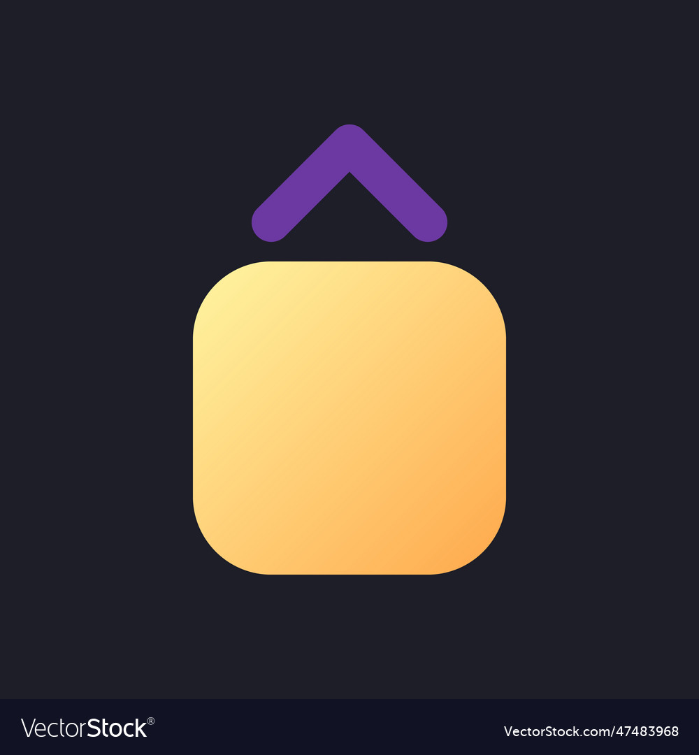 Jump animation flat gradient fill ui icon Vector Image Jump animation flat gradient fill ui icon Vector Image