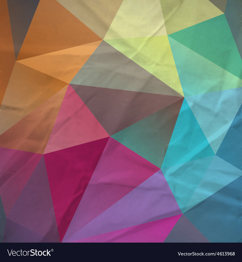 Retro triangle background Royalty Free Vector Image