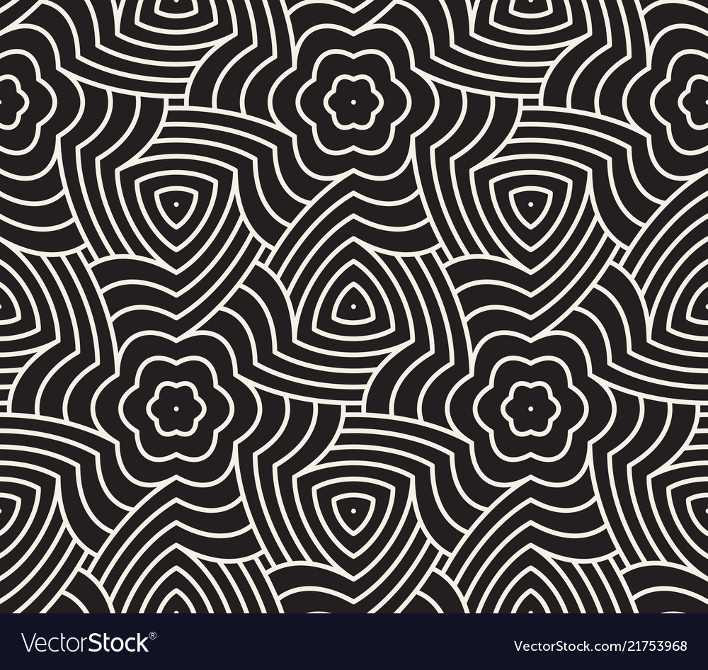 Seamless pattern modern stylish abstract texture Vector Image