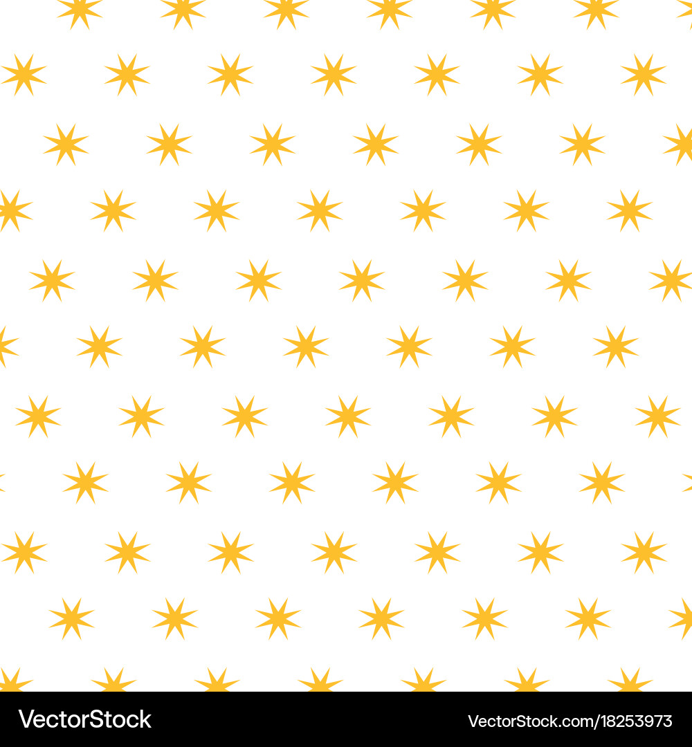 Christmas stars golden decoration seamless pattern
