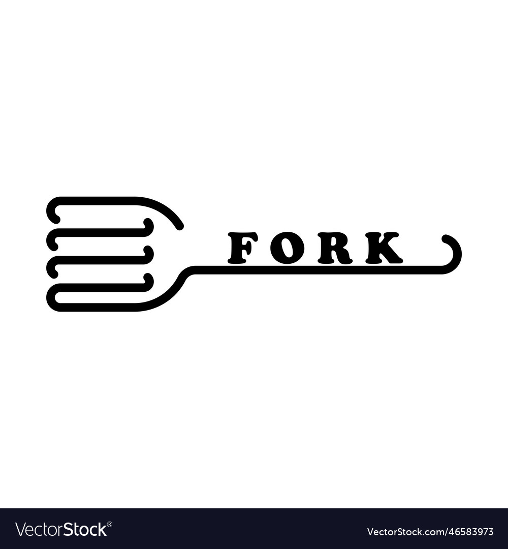 Fork icon Royalty Free Vector Image - VectorStock
