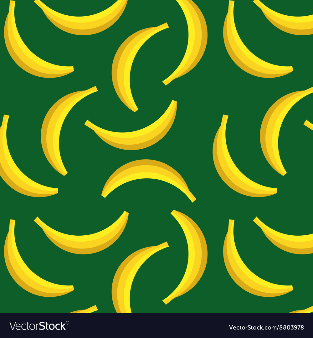 Pattern banana Royalty Free Vector Image - VectorStock