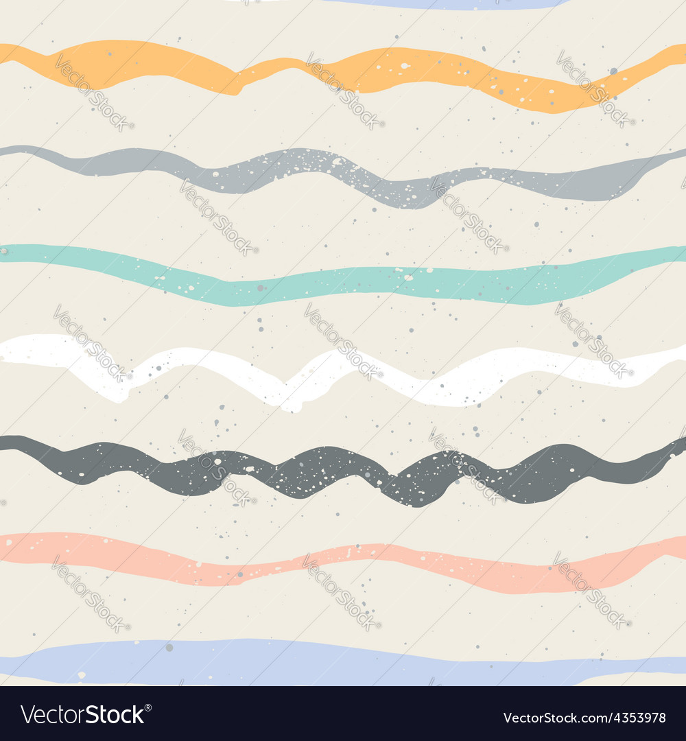 Wave seamless pattern Royalty Free Vector Image