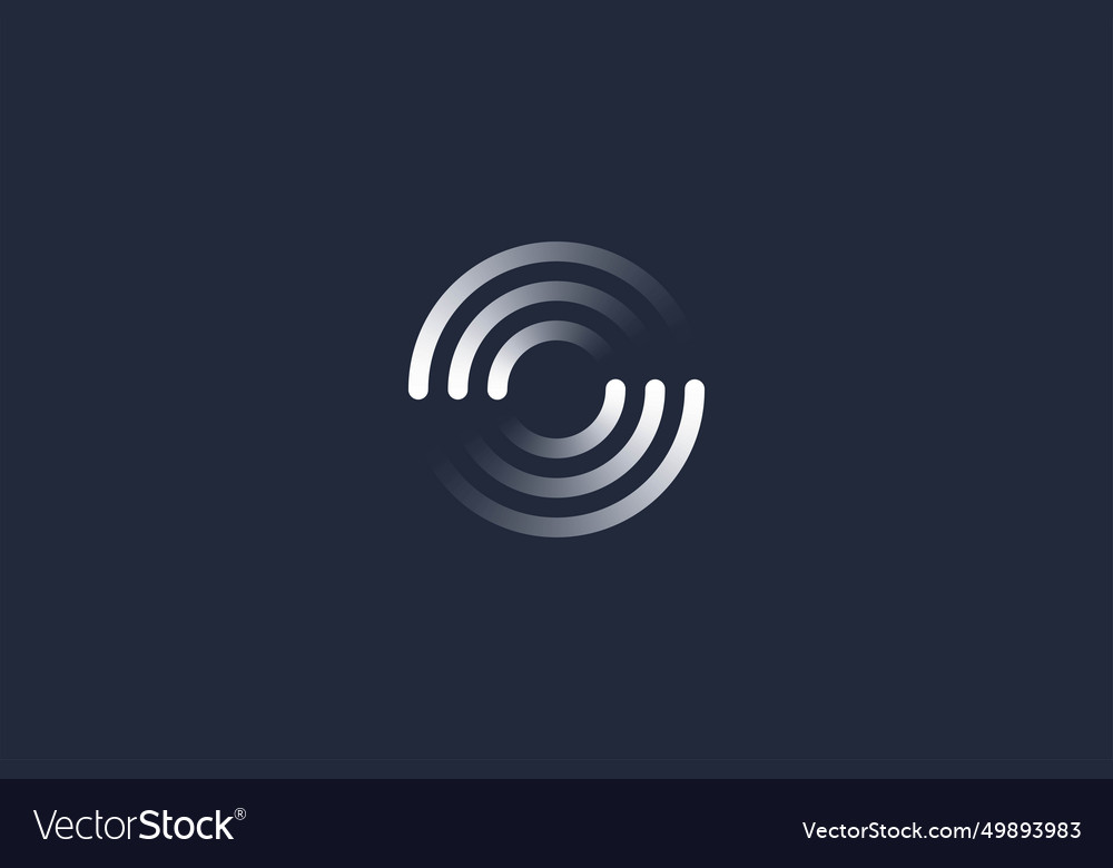Circle logo Royalty Free Vector Image - VectorStock