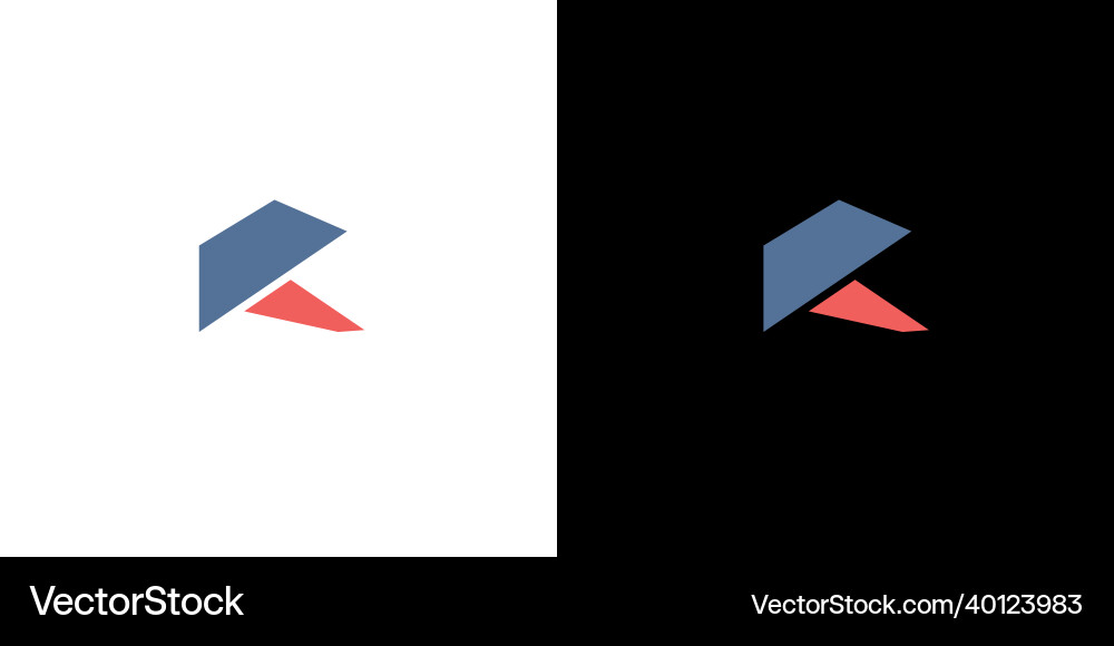 Modern and colorful r letter initial logo design 1