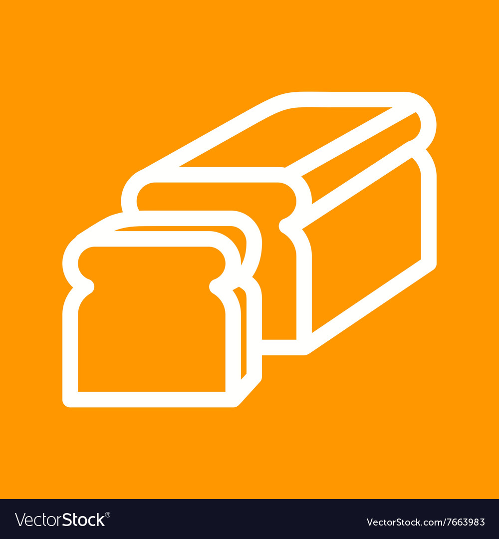 Sliced bread Royalty Free Vector Image - VectorStock