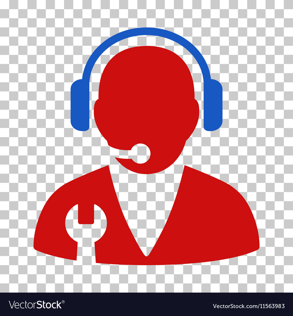 Support manager icon Royalty Free Vector Image