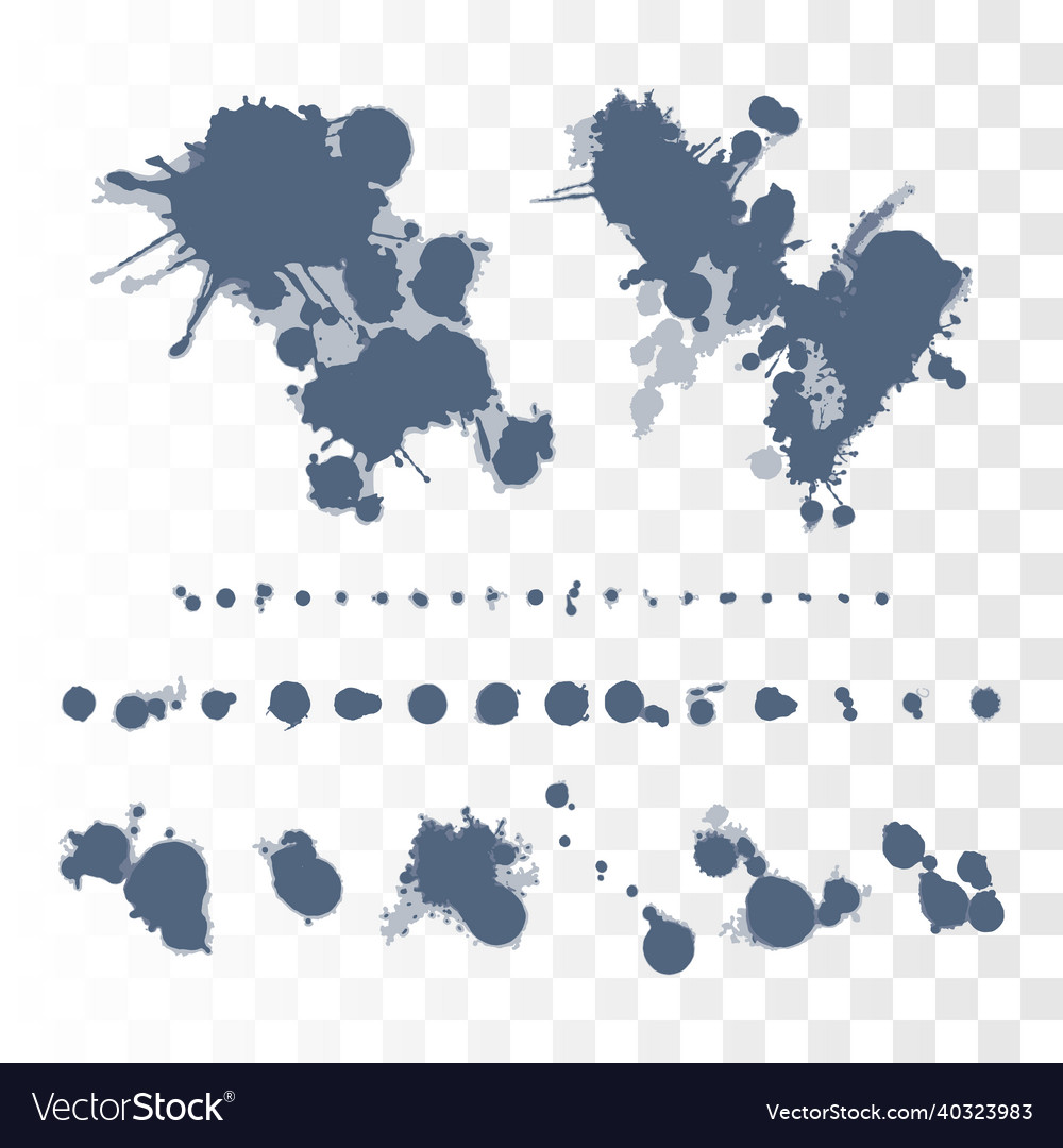 Texture element blots 1 template for design Vector Image