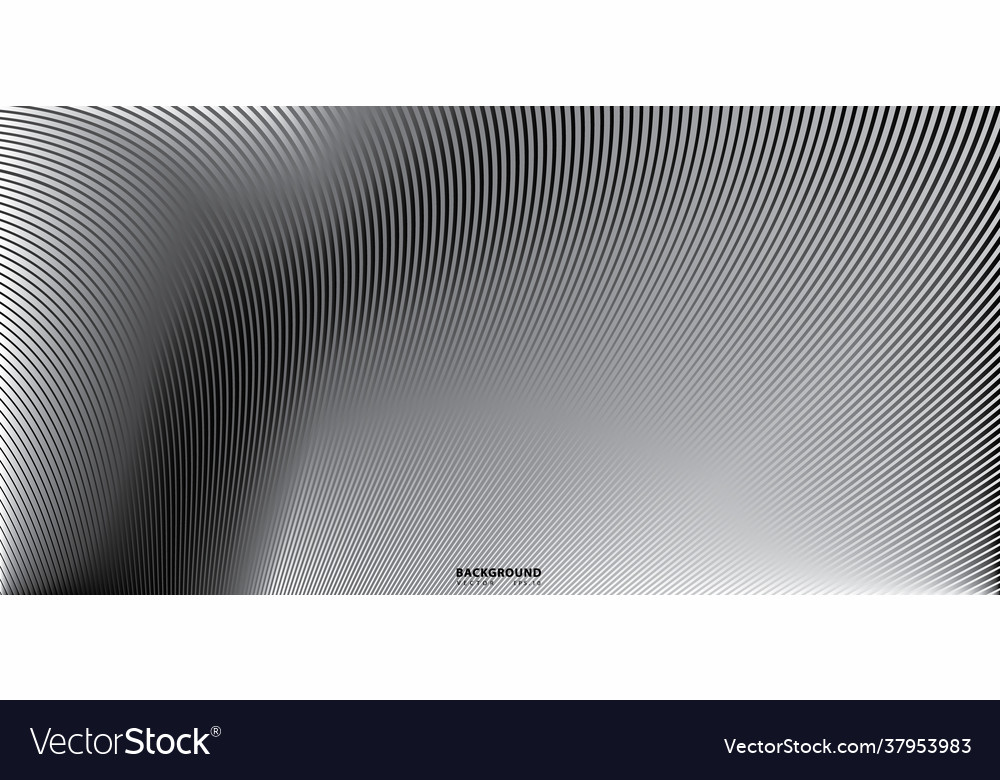 Wave lines pattern abstract background - simple Vector Image