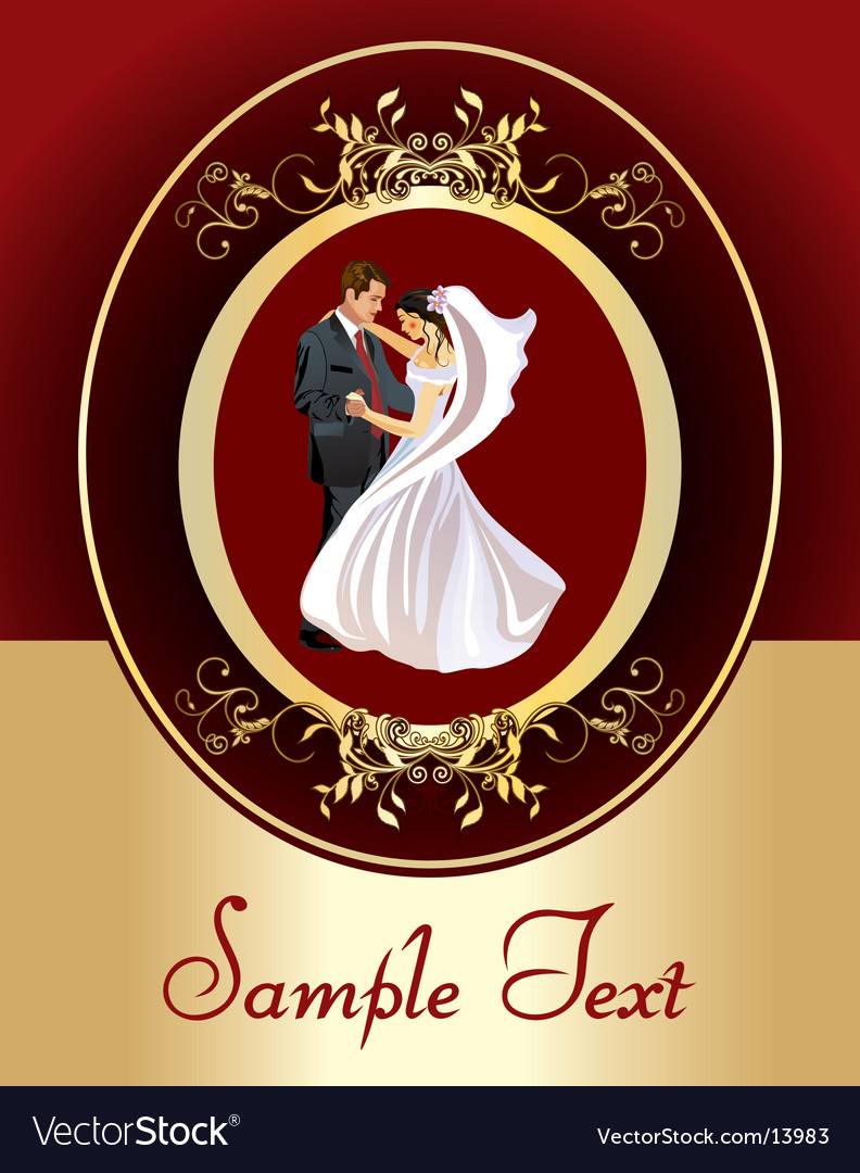Wedding design Royalty Free Vector Image - VectorStock