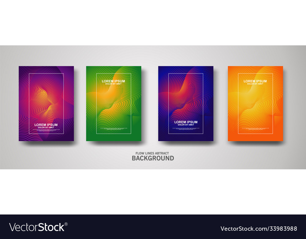 Abstract flow lines pattern background Royalty Free Vector