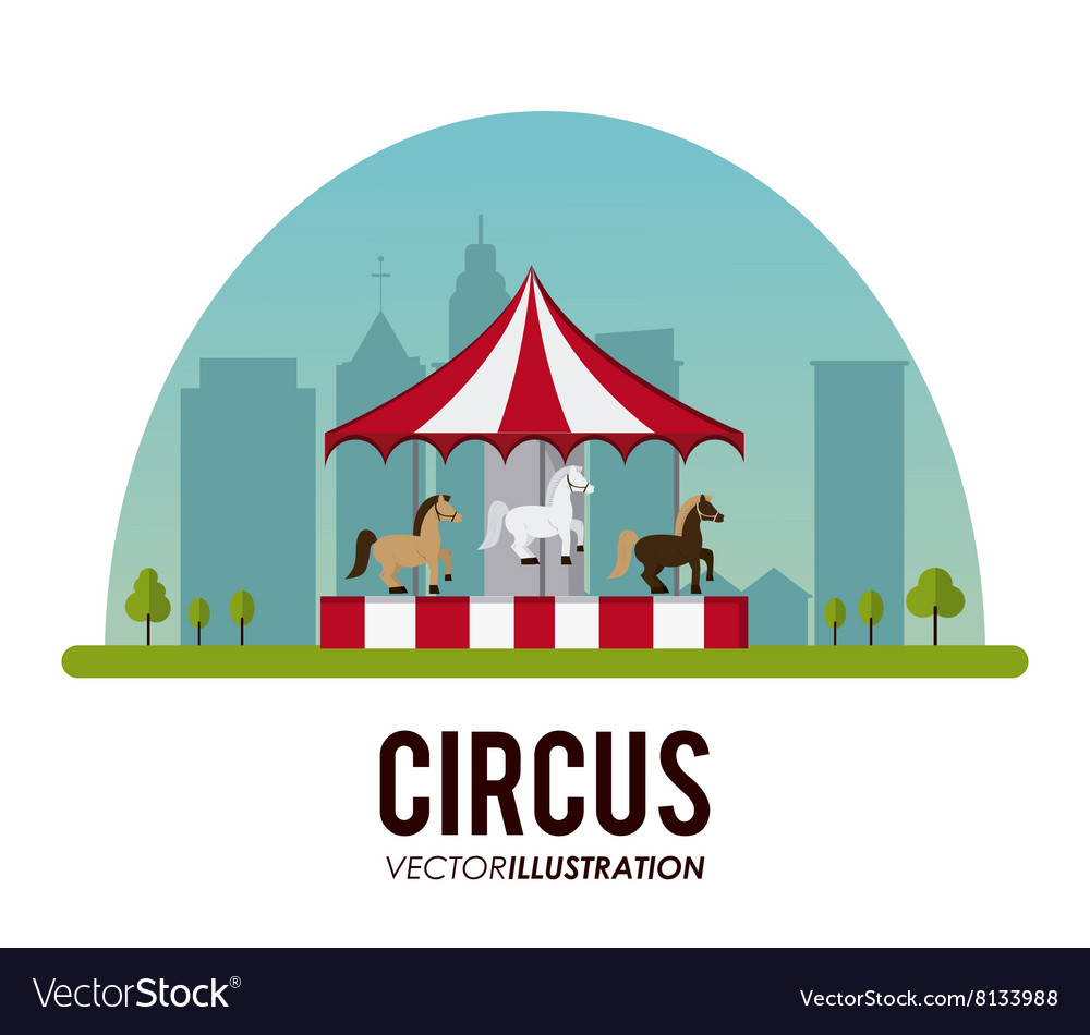 Carousel icon design Royalty Free Vector Image