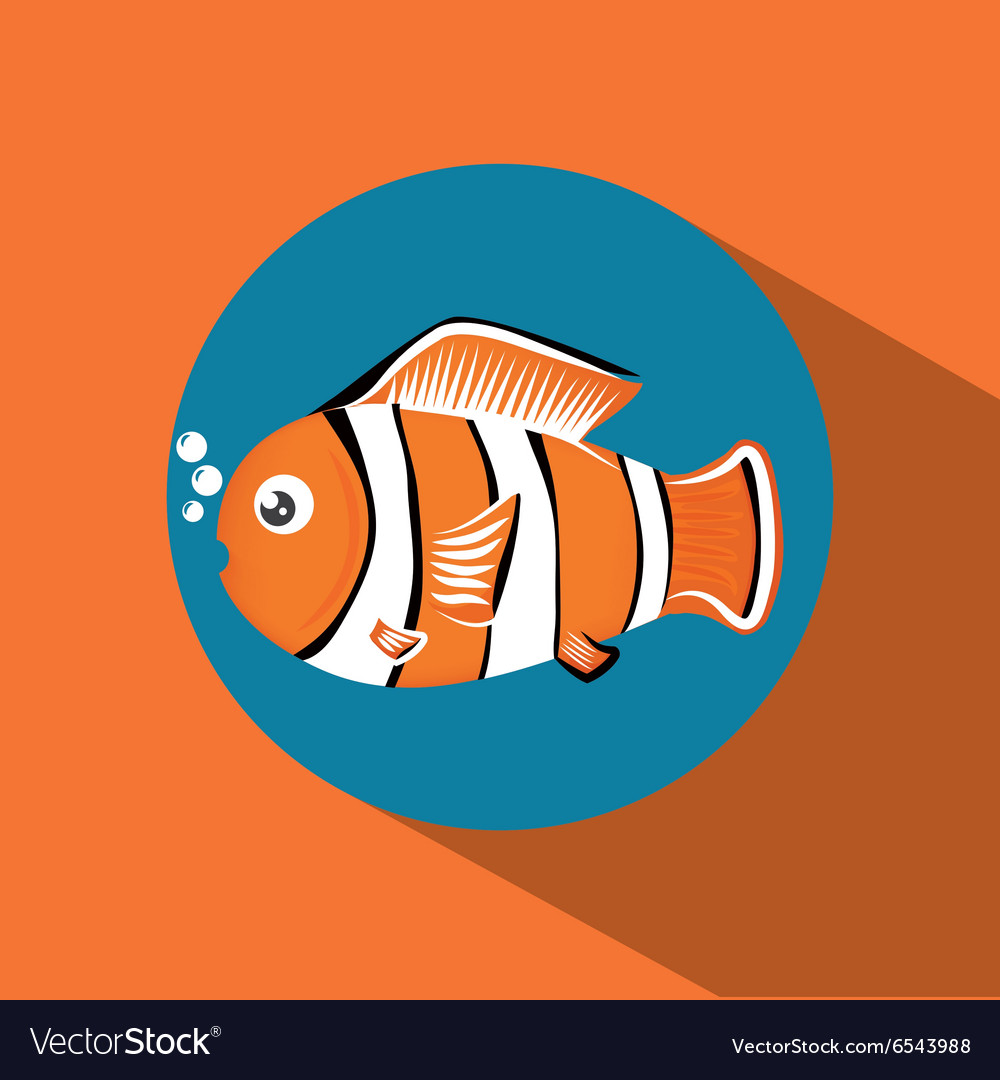 Fish figure design Royalty Free Vector Image - VectorStock