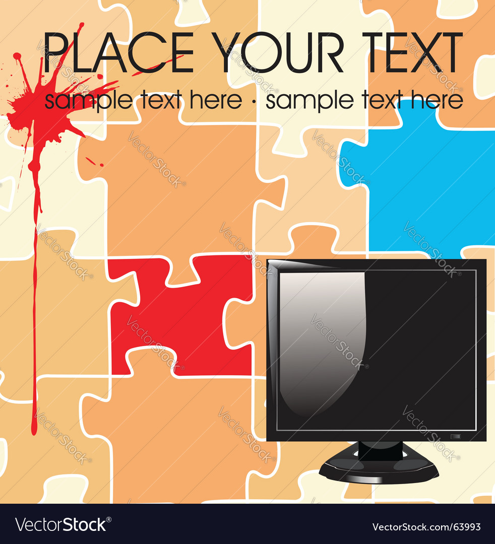 Computer Royalty Free Vector Image - VectorStock