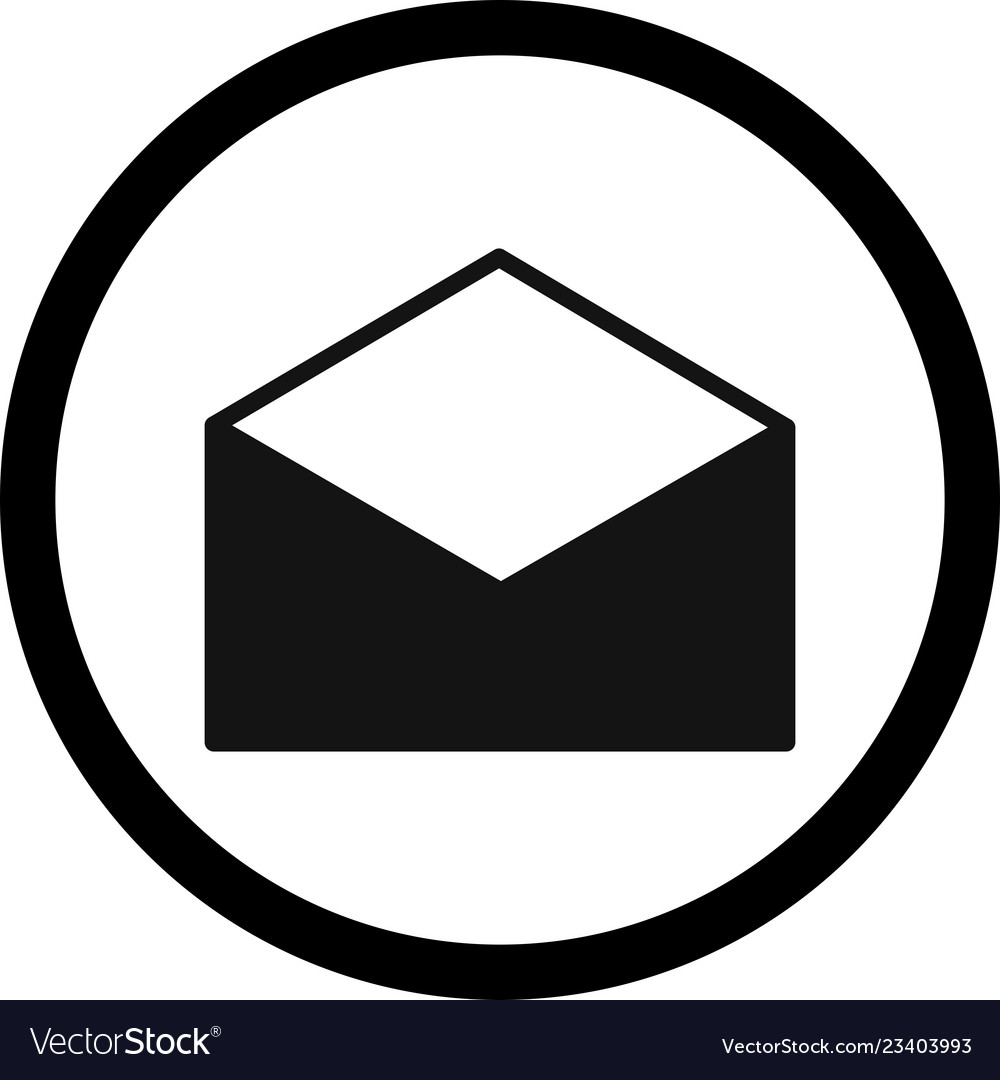 Envelope icon Royalty Free Vector Image - VectorStock