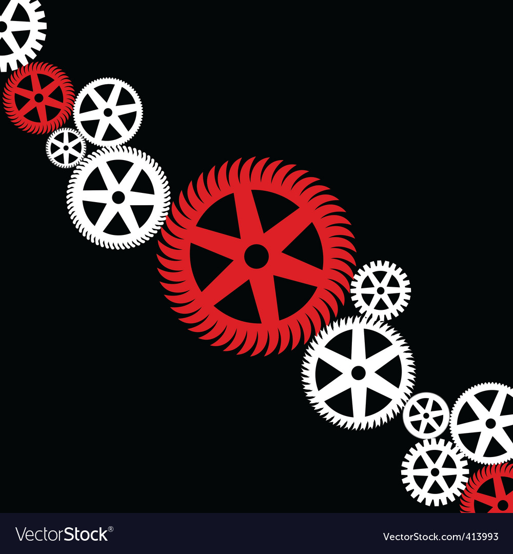 Gear wheel Royalty Free Vector Image - VectorStock