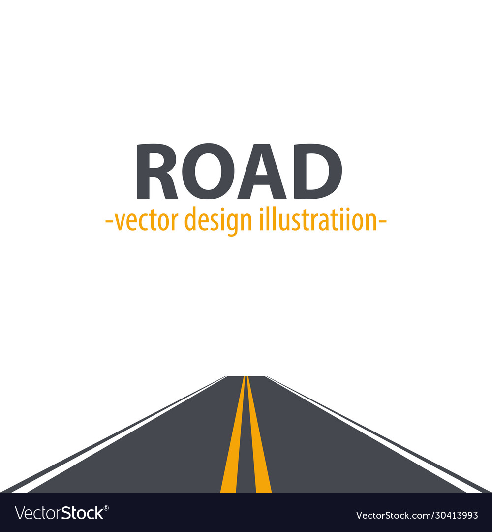 Path road Royalty Free Vector Image - VectorStock