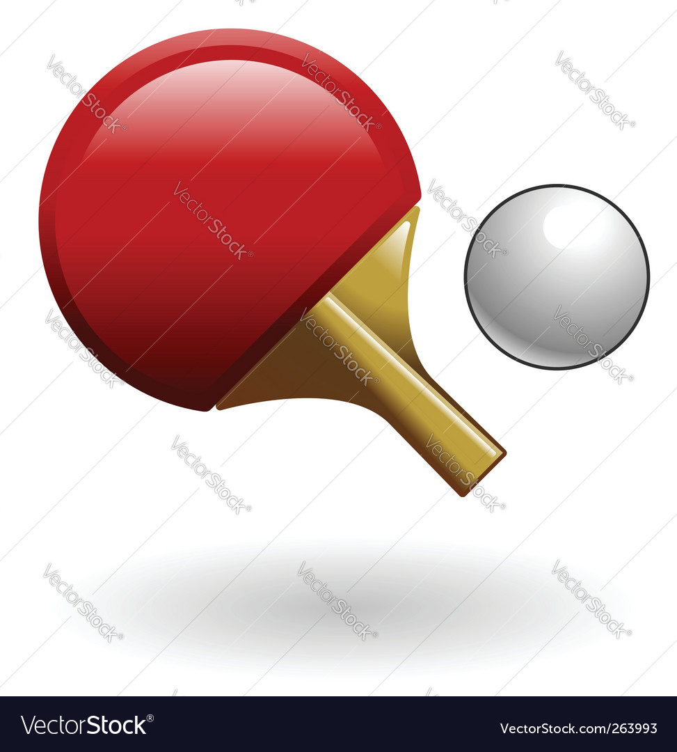 Ping pong Royalty Free Vector Image - VectorStock