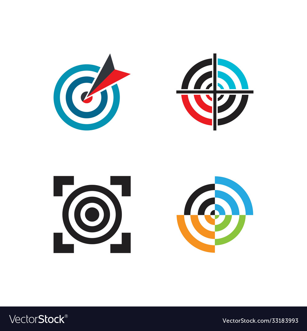 Target icon Royalty Free Vector Image - VectorStock