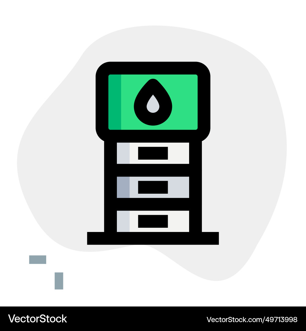 Bold signage indicating diesel fuel availability Vector Image