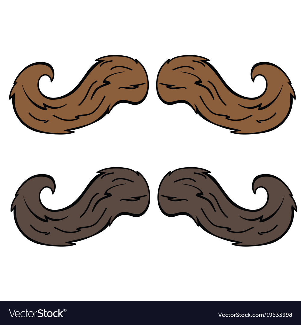 Moustache Royalty Free Vector Image - VectorStock