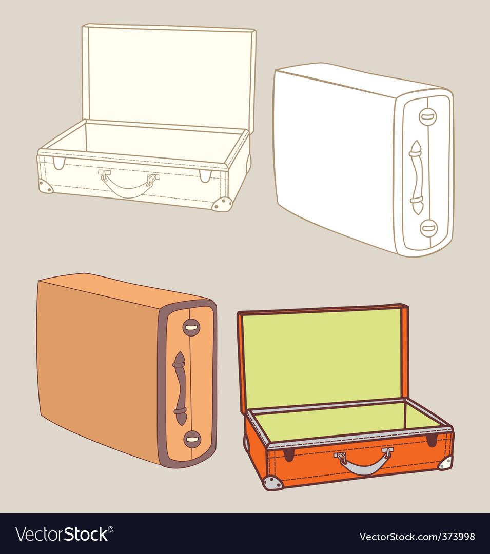 Suitcase Royalty Free Vector Image - VectorStock