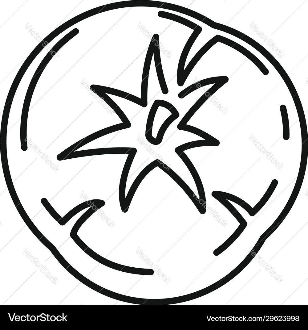 Tomato Outline