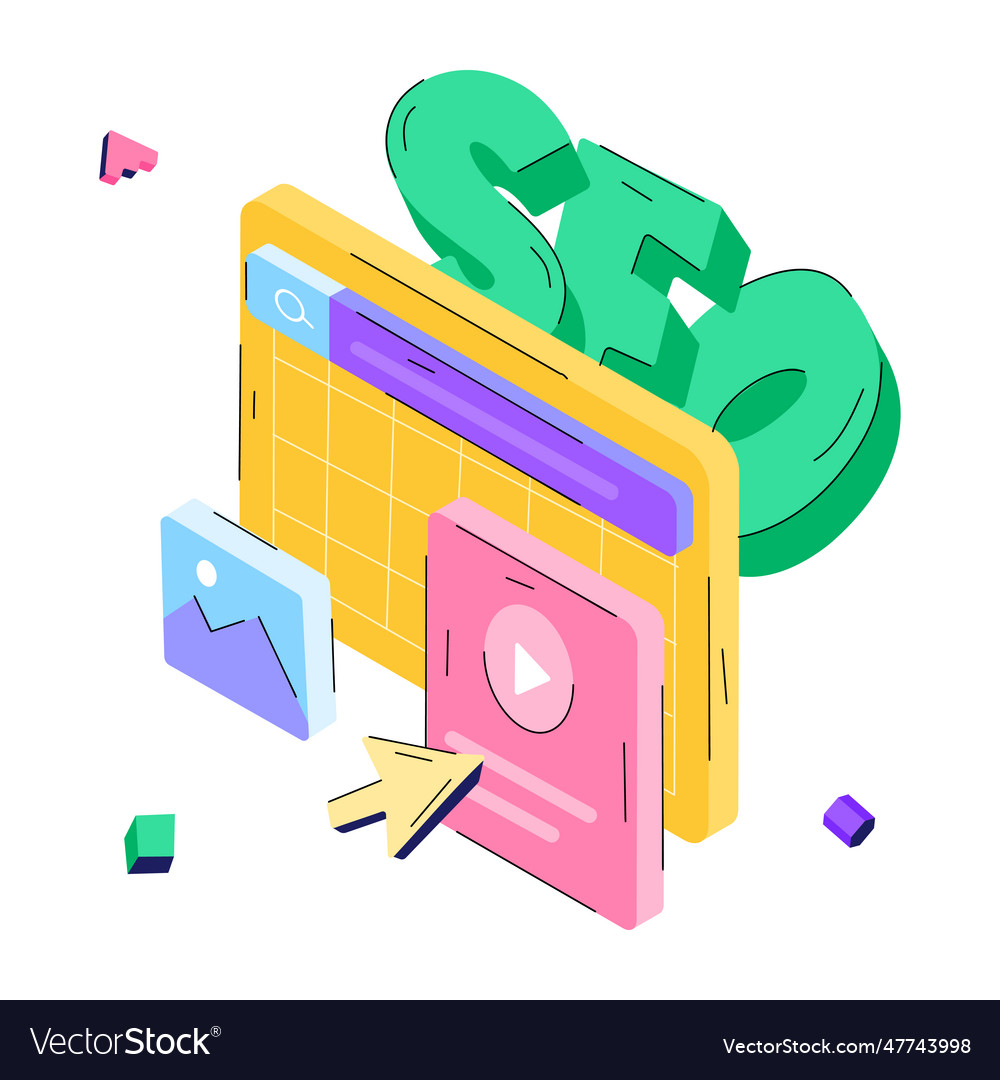 Web content Royalty Free Vector Image - VectorStock