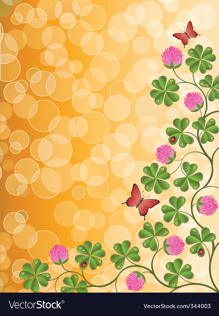 Clover Royalty Free Vector Image - VectorStock