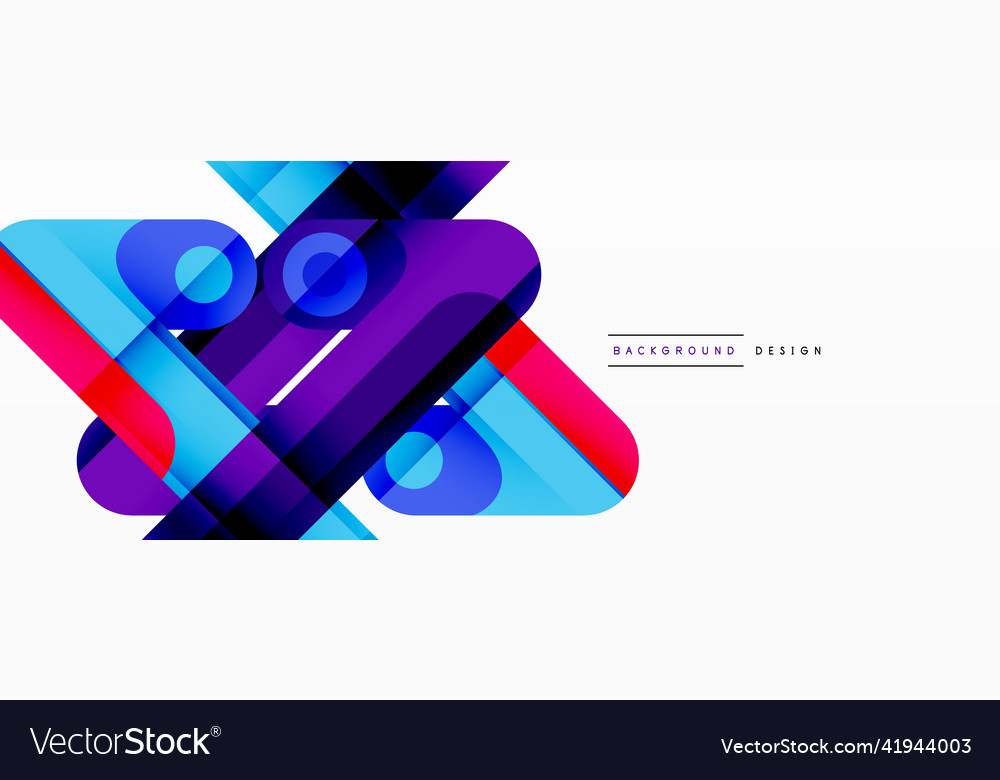 Lines geometric creative abstract background Vector Image