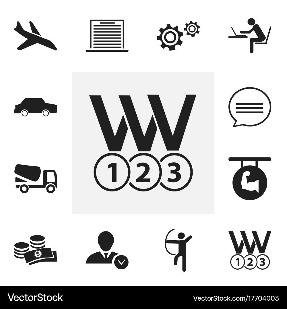 Set of 12 editable complex icons includes symbols Vector Image