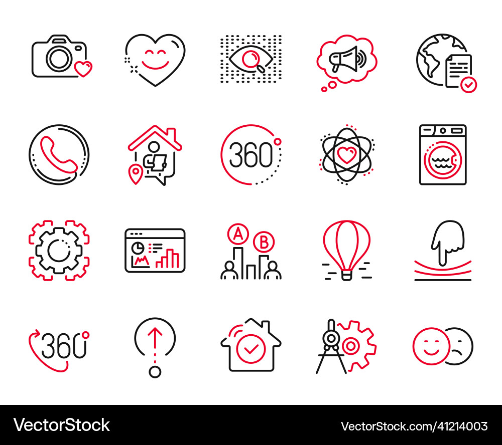 Set of technology icons related Royalty Free Vector Image